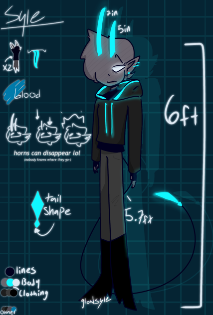 my character ref sheet - ibisPaint