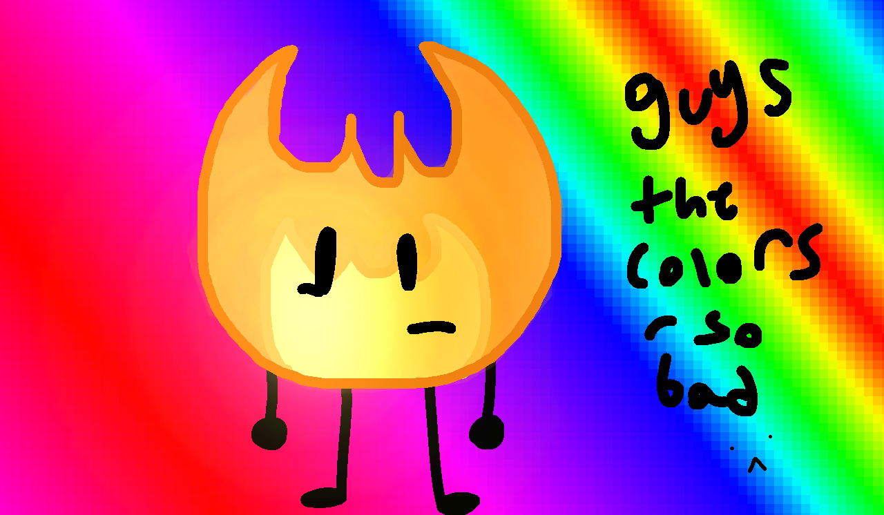 I DID FIERY OR UHM FIREY FROM BFDI!!!!! - ibisPaint
