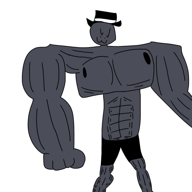 Buff black hat - ibisPaint