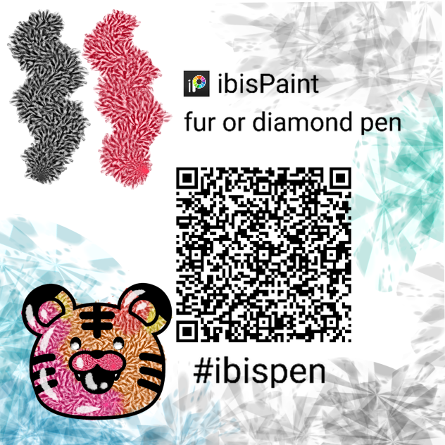 fur or diamond pen - ibisPaint