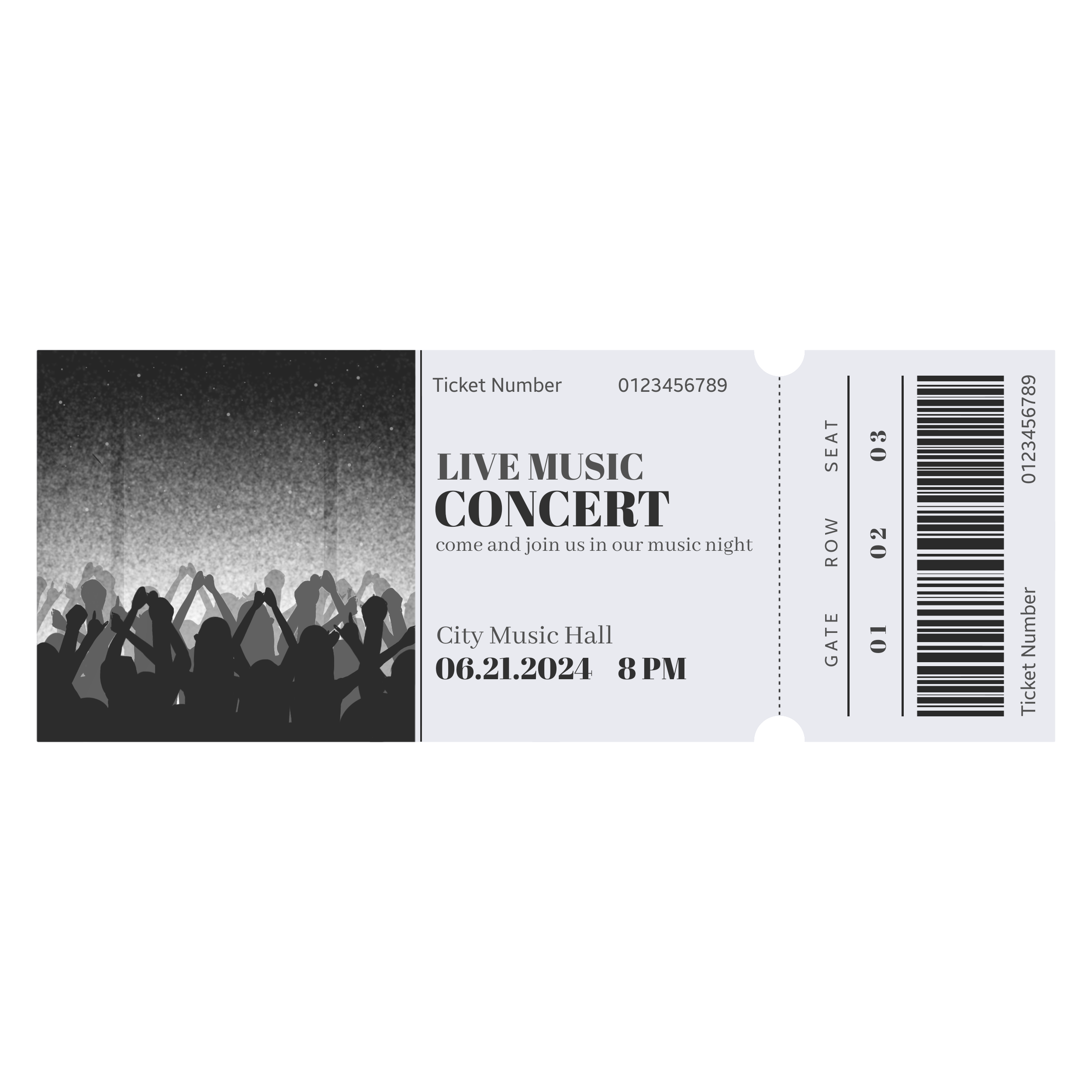 concert ticket 2 - ibisPaint