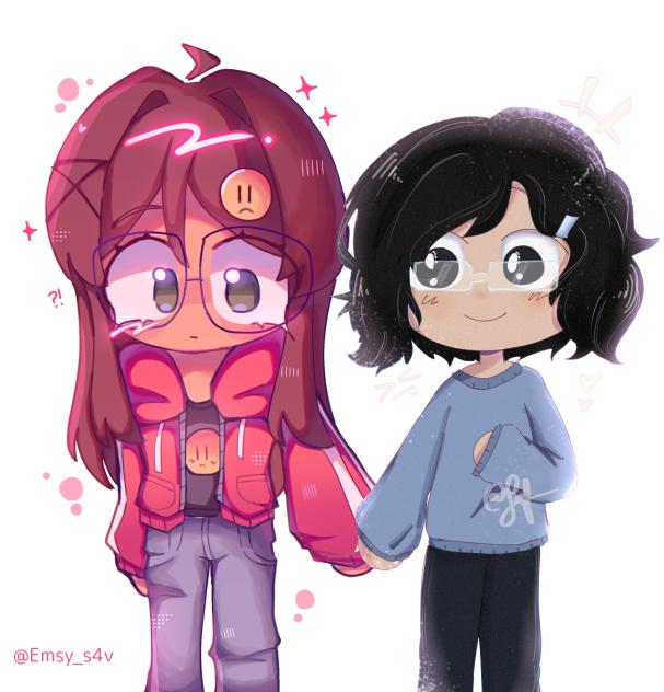 holding hands collab !! - ibisPaint