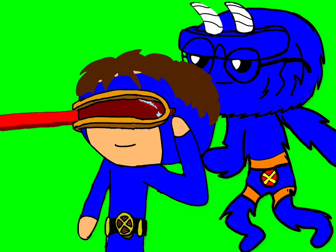 Cyclops and beast - ibisPaint