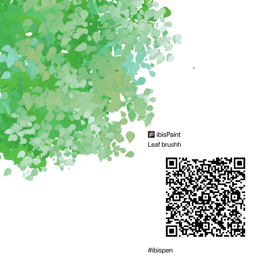 Leaf brush - ibisPaint