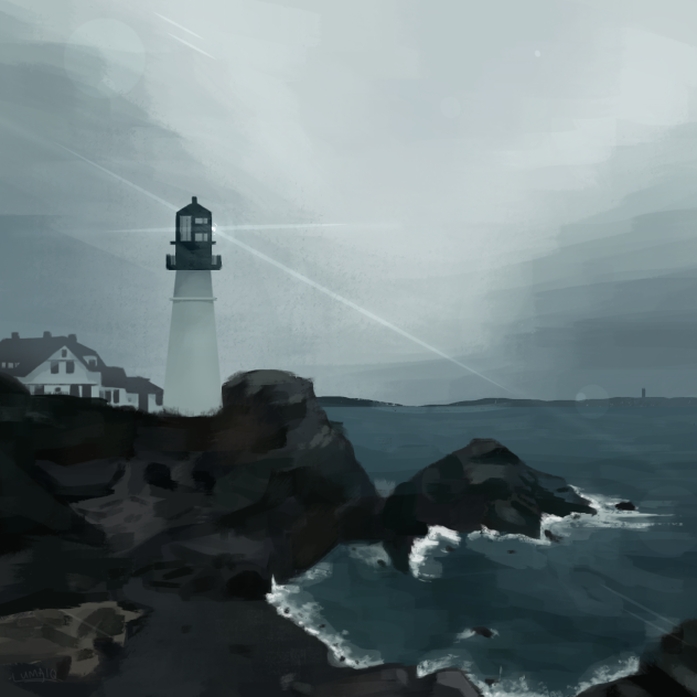 Lighthouse Study - ibisPaint