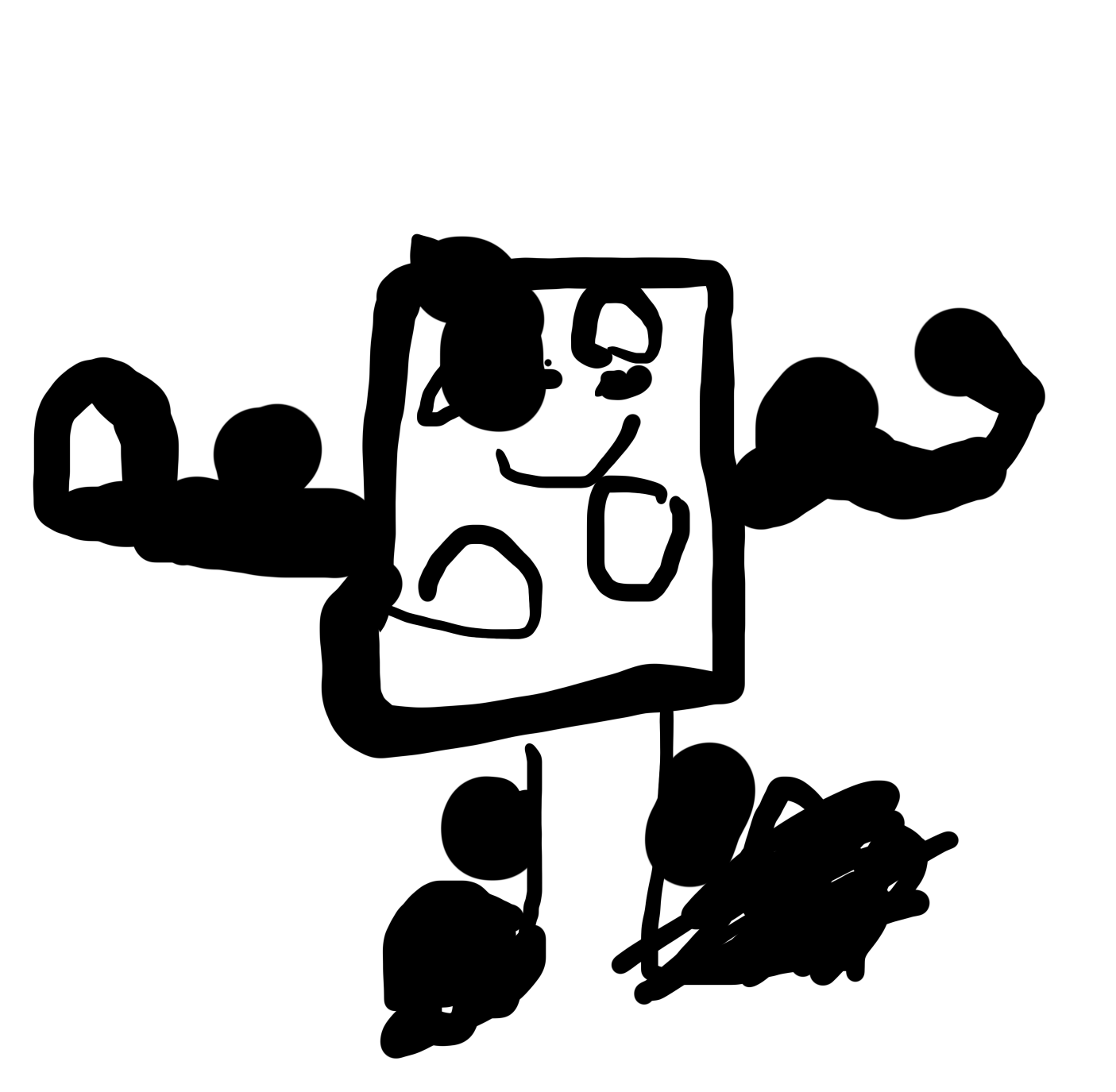 Ripped sponge bob - ibisPaint