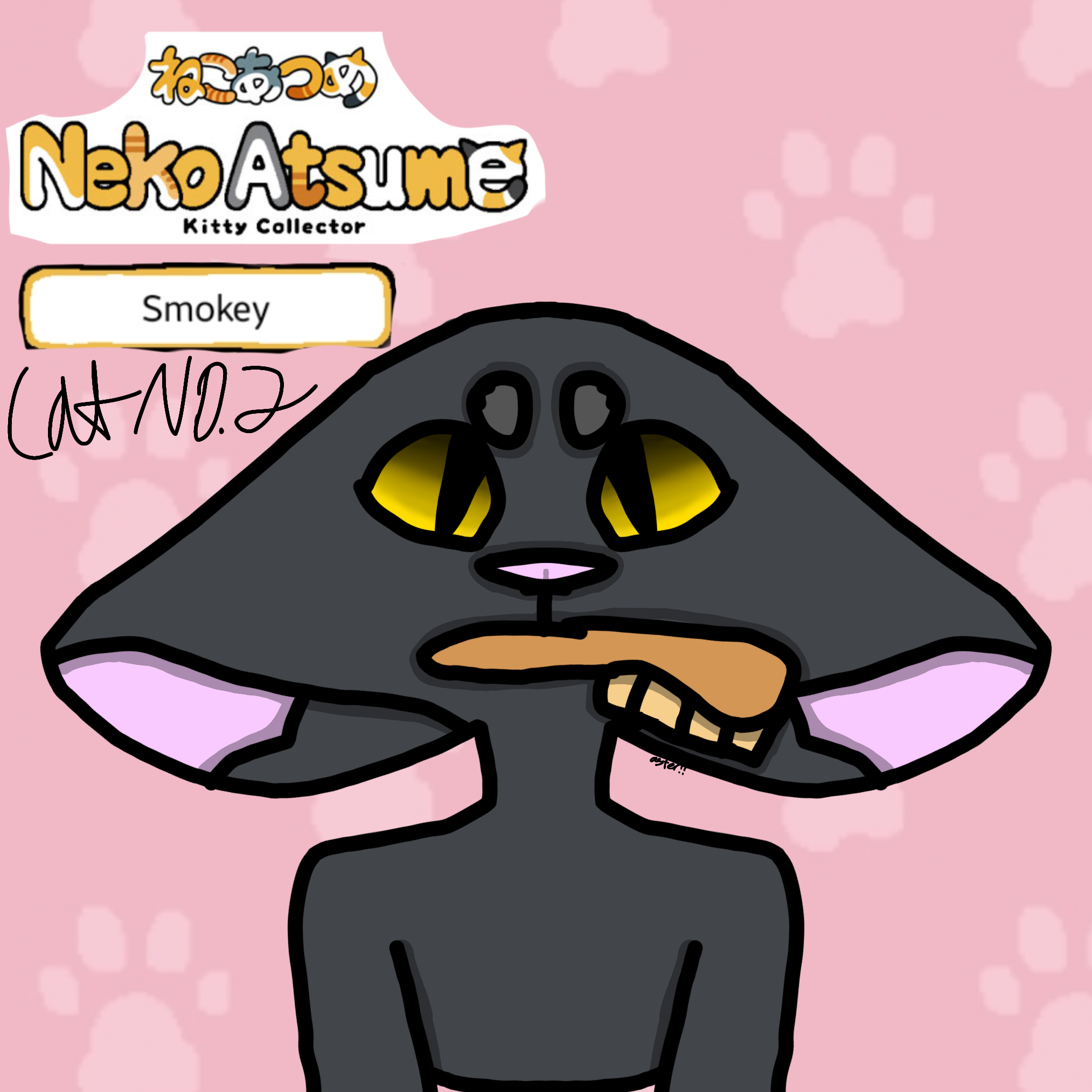 Neko Atsume - Smokey - No. 2 - ibisPaint