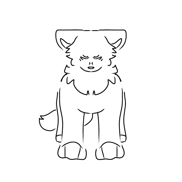 Wolf Walk Animation Test - ibisPaint