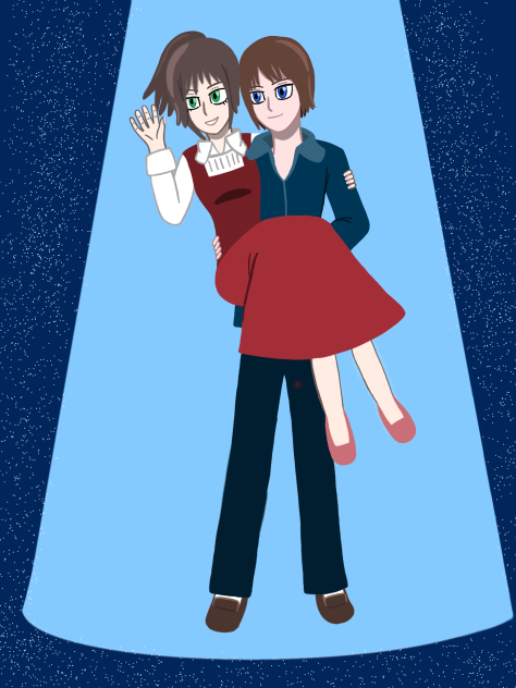 lacio and Maria (hug version) - ibisPaint