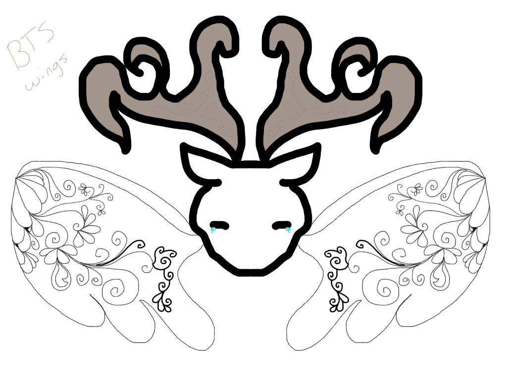 BTS WINGS DEER THING - ibisPaint