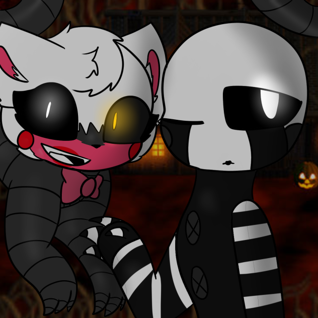 nightmare Mangle and Nightmarionette - ibisPaint