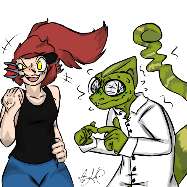 Two ocs two cosplays xd - ibisPaint