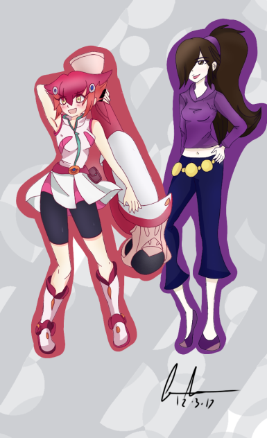 Commission Anna Kaboom and Krystella - ibisPaint