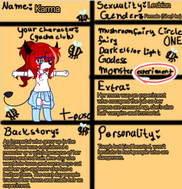 CHARACTER SHEET for Jules - ibisPaint
