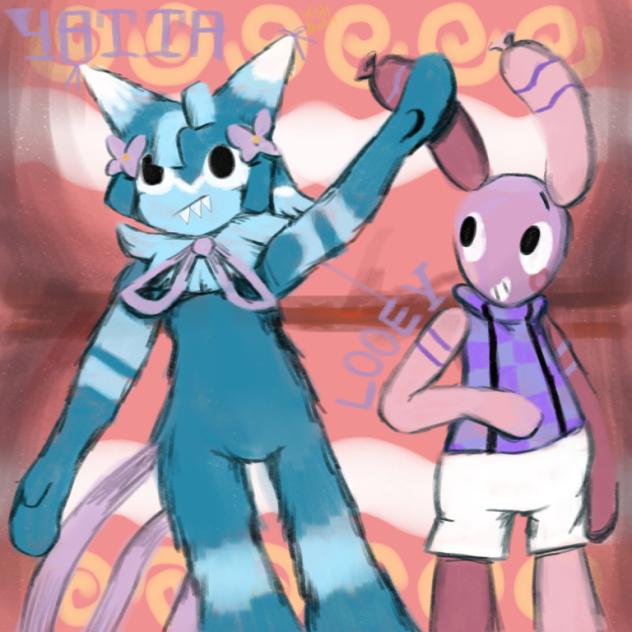 Yatta & Looey Easter Skins - ibisPaint