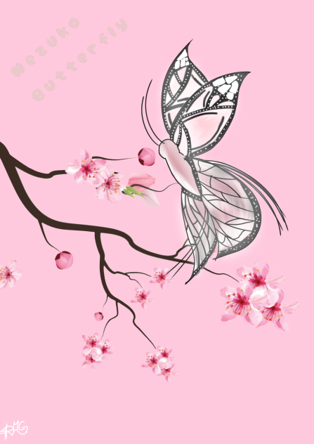 Nezuko Butterfly - ibisPaint