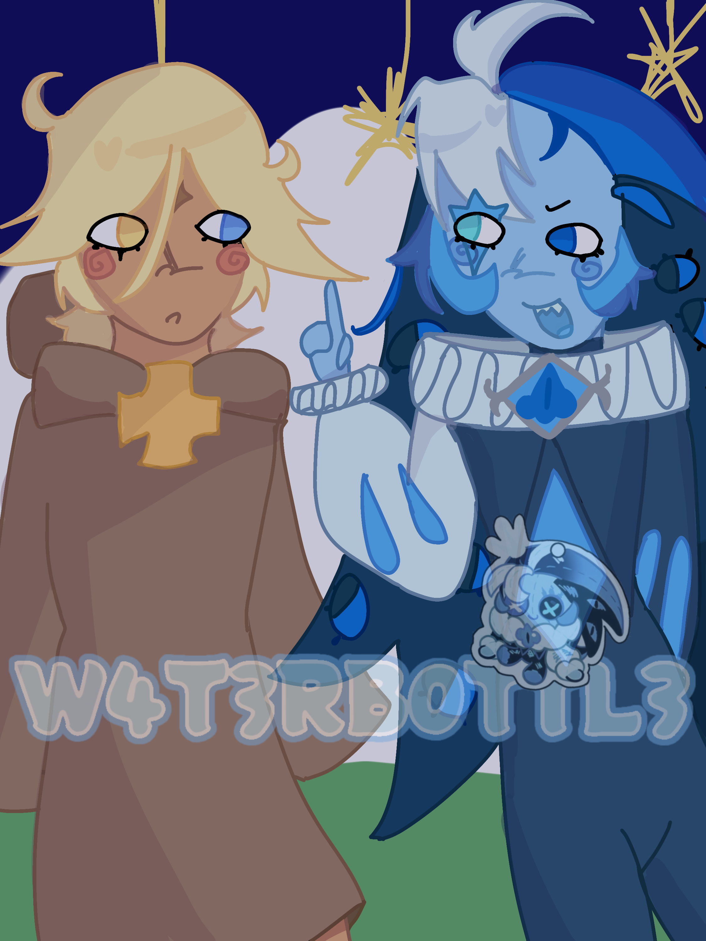 Hidden path. Pv and Sm - ibisPaint