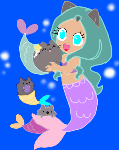 Cat mermaids - ibisPaint