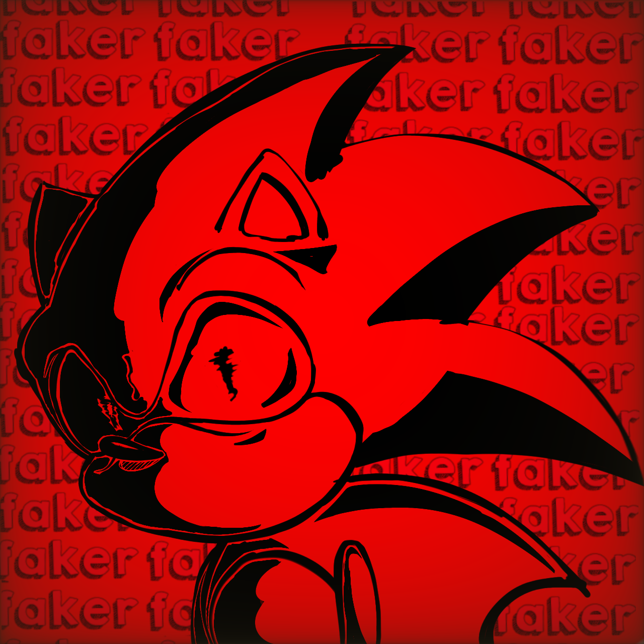 faker Sonic - ibisPaint
