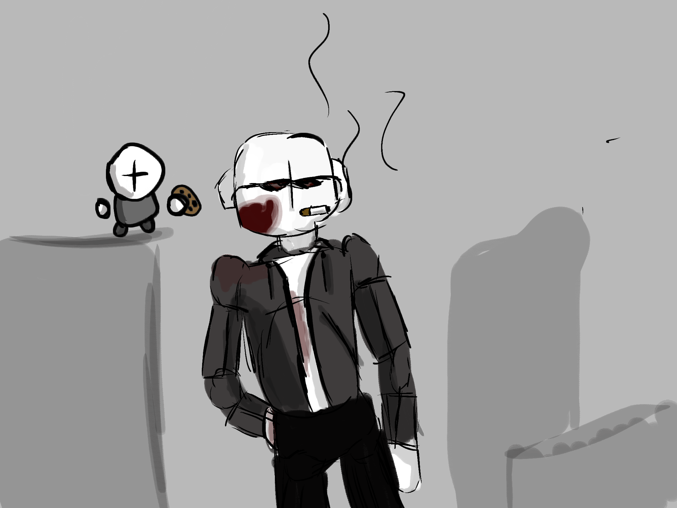 Madness combat inspired drawing - ibisPaint