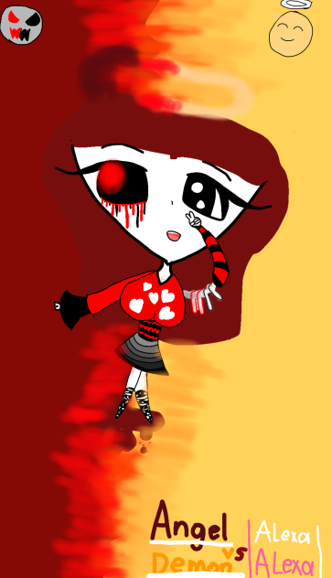 Angel or demon - ibisPaint