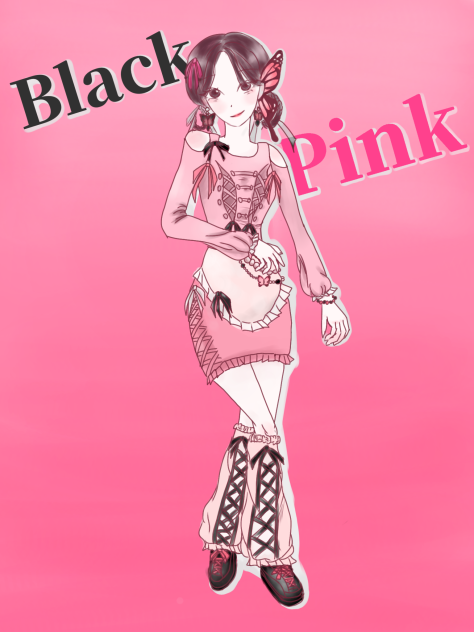 Black pink - ibisPaint