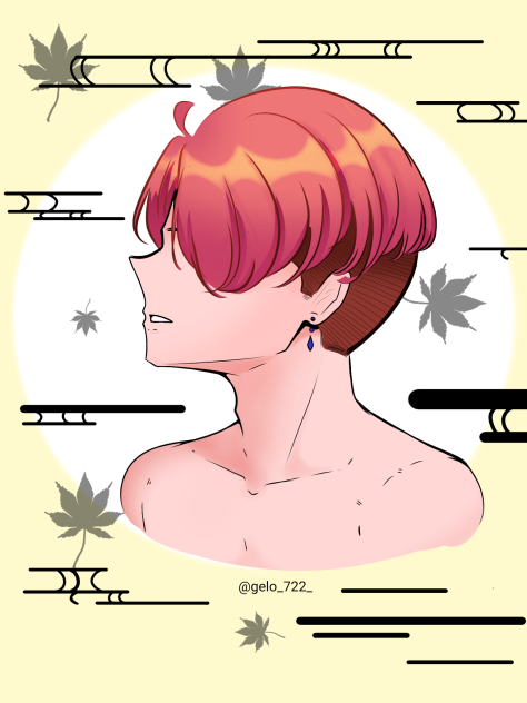 undercut red head - ibisPaint