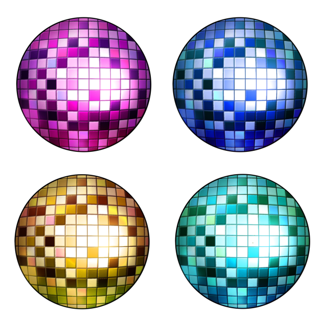 Disco balls - ibisPaint