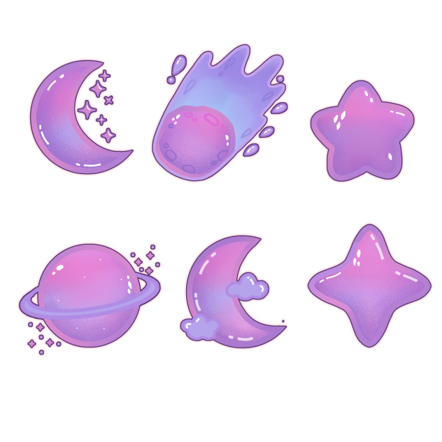 CDS_GALAXY STICKERS - ibisPaint