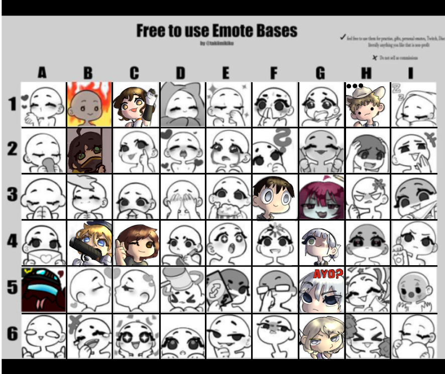 A bunch of different OCs - ibisPaint