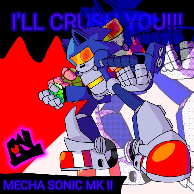 Mecha Sonic mk. ll - ibisPaint