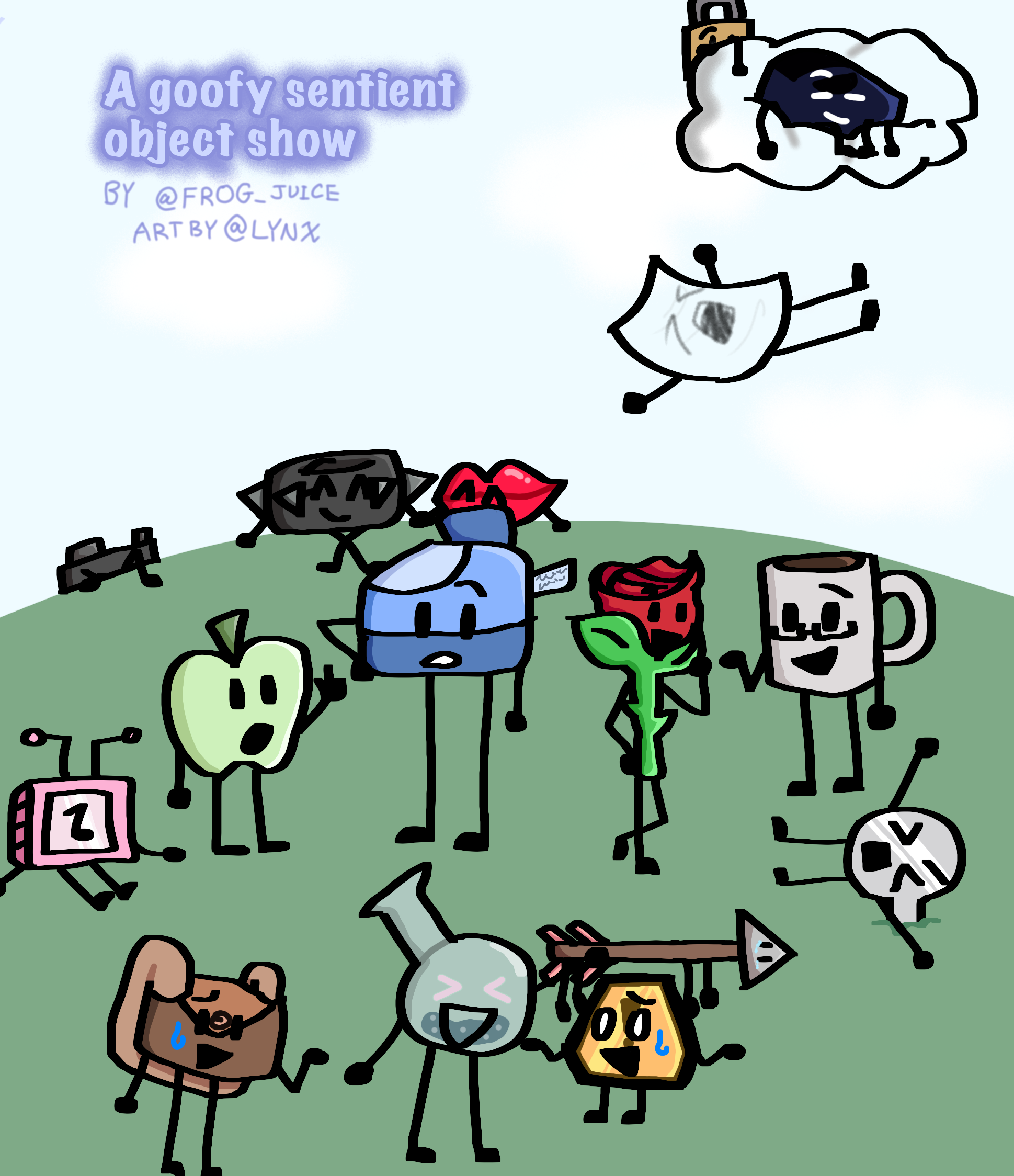 “A goofy sentient object show” - ibisPaint