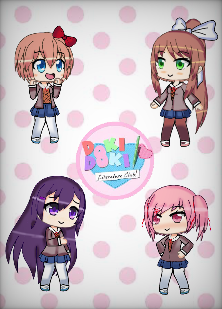 Making ddlc characters in Ibis Paint - ibisPaint