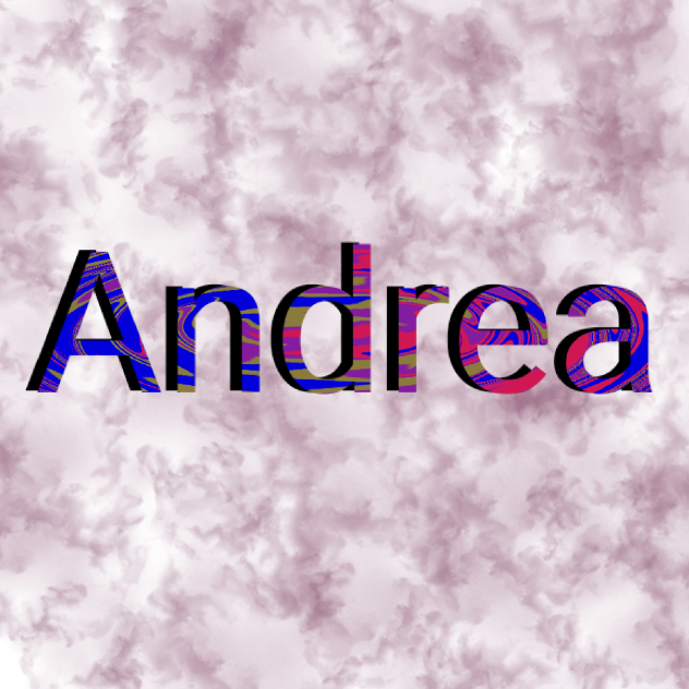 Andrea name with design - ibisPaint