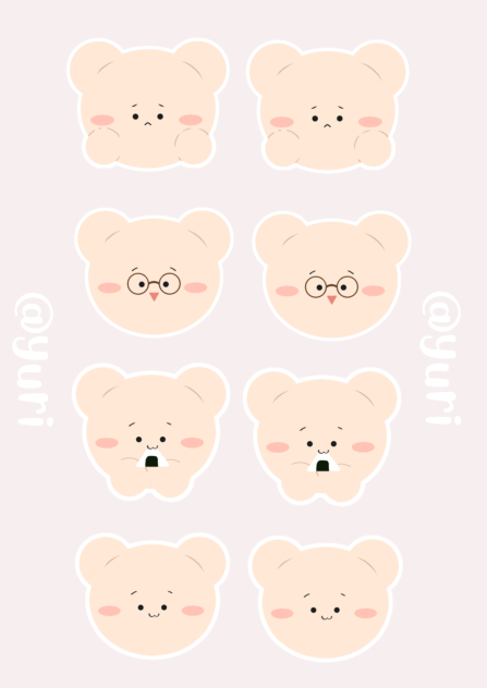 🐻Not Cute Bear Sticker🐻 - ibisPaint