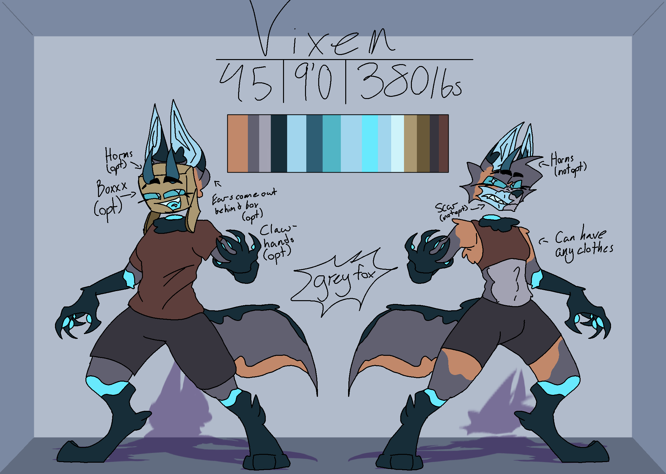 Vixen ref sheet - ibisPaint