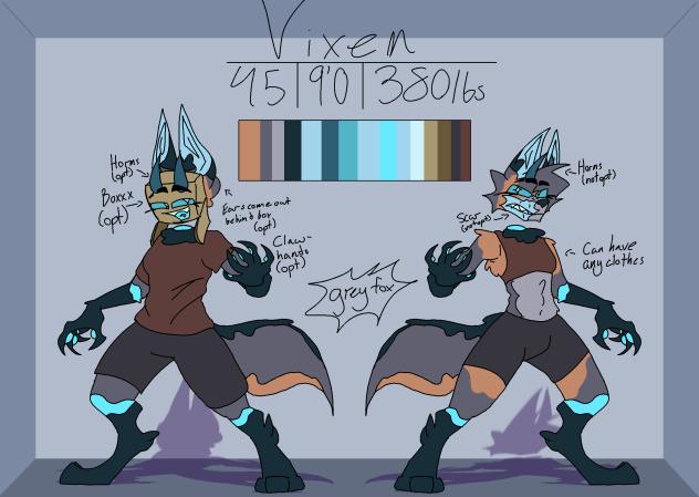 Vixen ref sheet - ibisPaint
