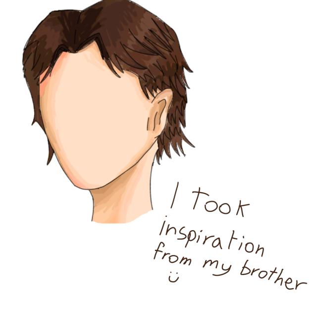 my brothers hair - ibisPaint