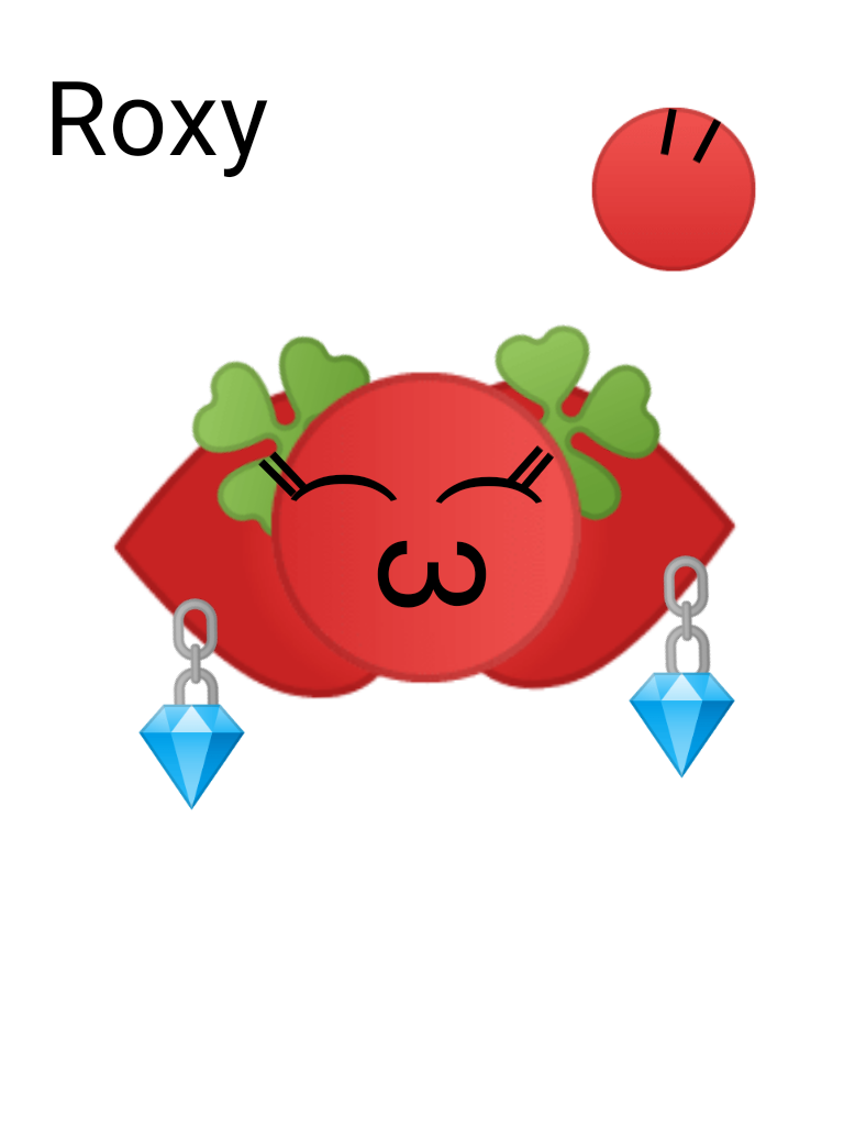 roxy my oc (made with emoji's) - ibisPaint