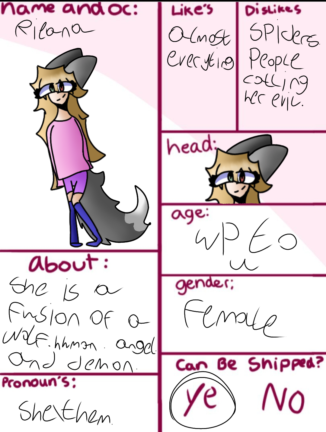 another character sheet. - ibisPaint