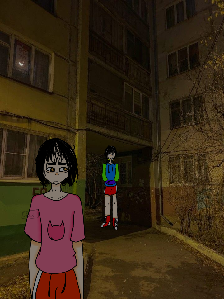 that kid fr searching for someone - ibisPaint