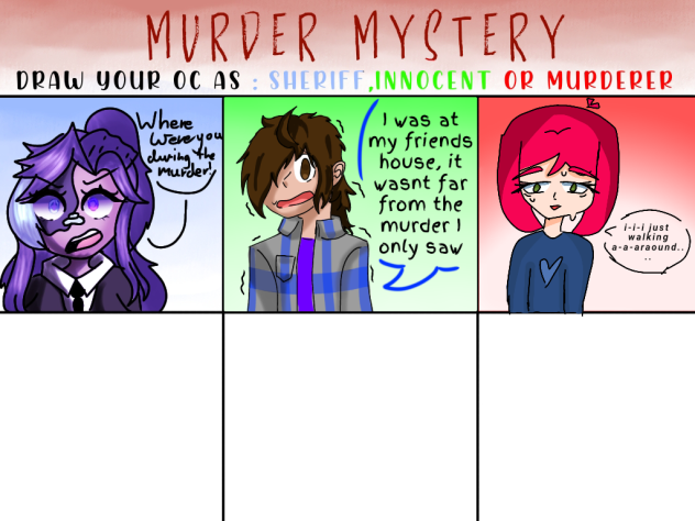 Murder mistery collab🔪 - ibisPaint