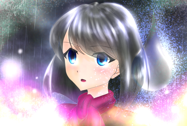 街灯りのDew - ibisPaint