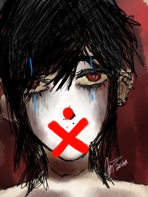 Idiot with the painted face - ibisPaint