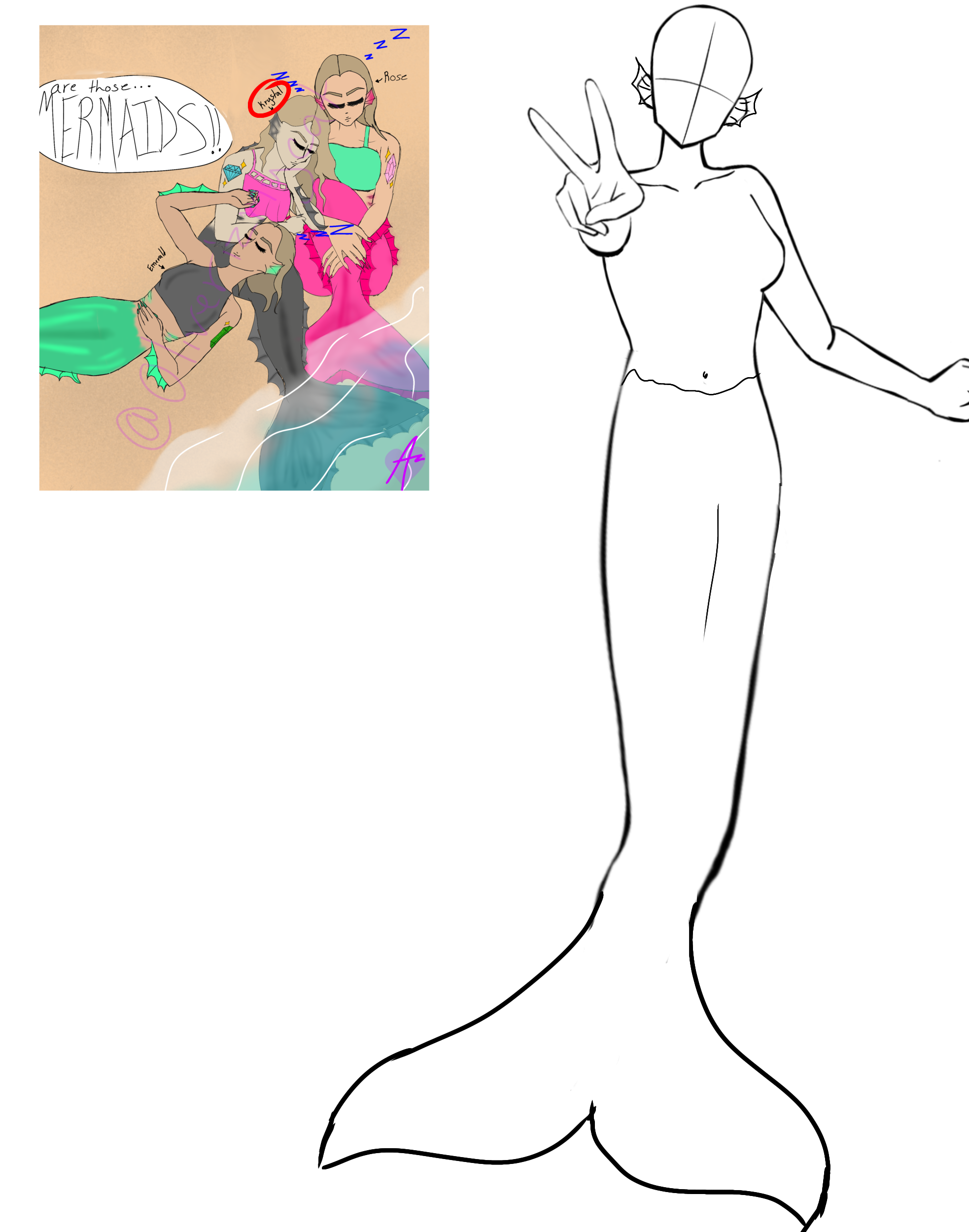 Krystal ref sheet (base) - ibisPaint