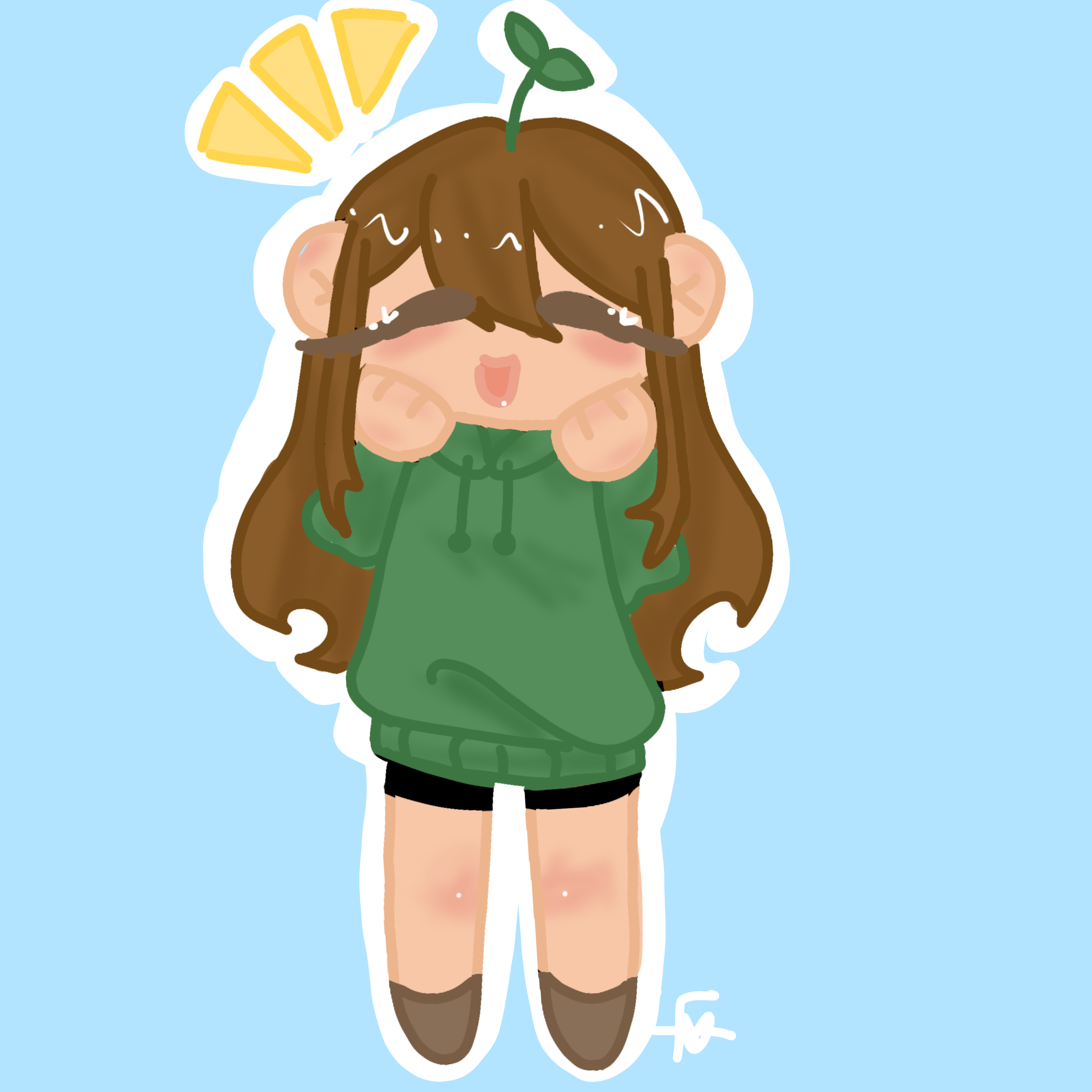 Cute lil Chibi sprout - ibisPaint