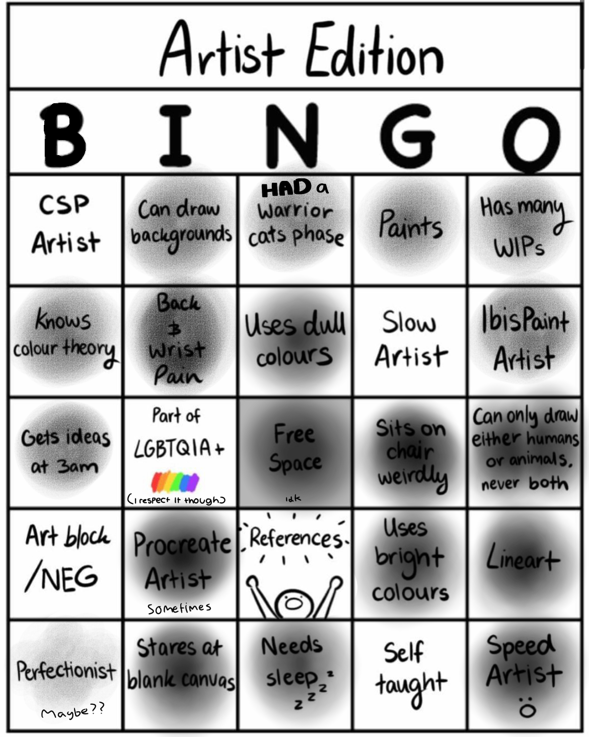 Bingo thingy - ibisPaint
