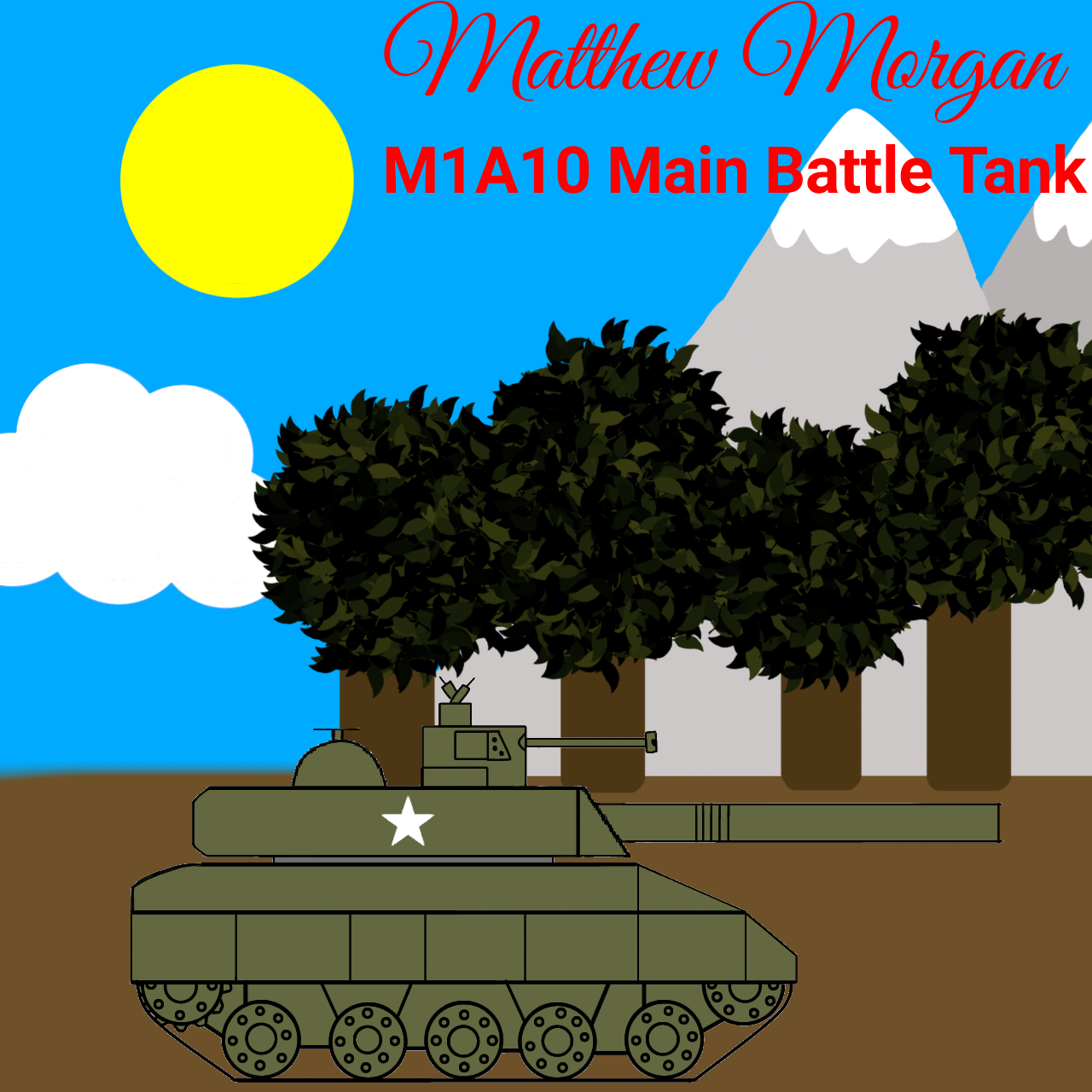 update of the M1A10 main Battle Tank - ibisPaint