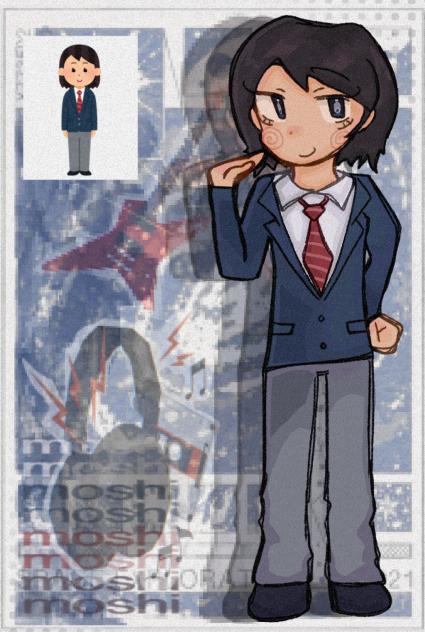 irasutoya sticker challenge thing - ibisPaint