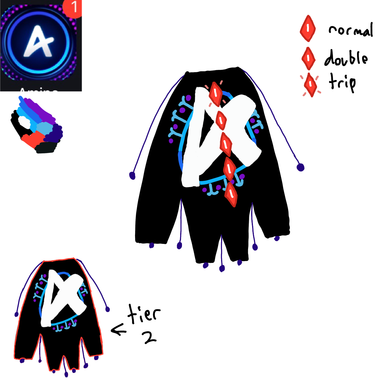 Amino cape (Sky cotl) - ibisPaint